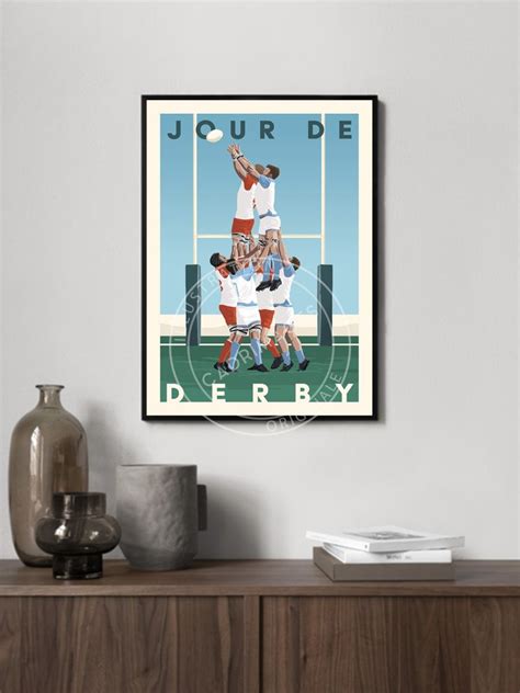 Affiche Et Poster Rugby Vintage Partir De