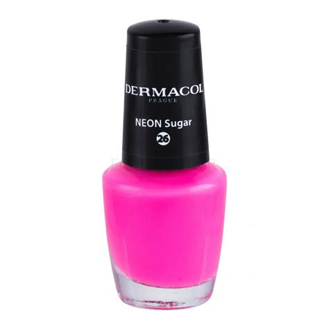 Dermacol Neon Lakier do paznokci dla kobiet 5 ml Odcień 26 Neon Sugar