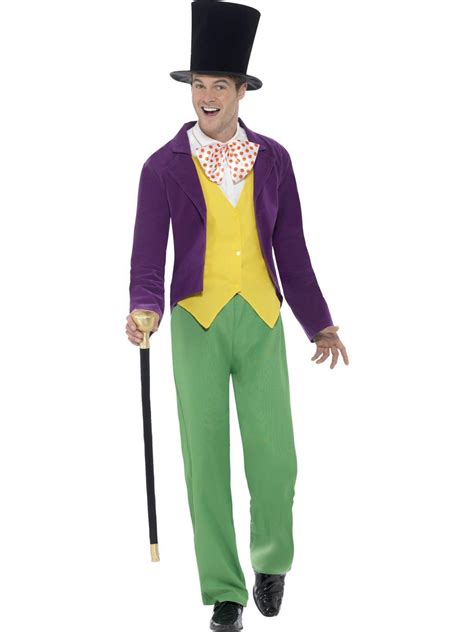 Willy Wonka Roald Dahl Adult Costume Disguises Costumes Hire And Sales