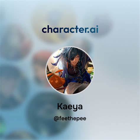 Chat with Kaeya | character.ai | Personalized AI for every moment of your day