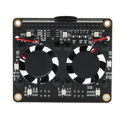 Cooling Fan For Raspberry Pi 4b 3b3b 3a Dual Cpu Cooler Gpio