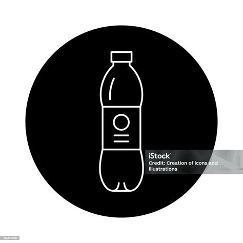 플라스틱 병 검은 선 아이콘입니다 웹 페이지용 픽토그램 0명에 대한 스톡 벡터 아트 및 기타 이미지 0명 고요한 장면 공란 Istock