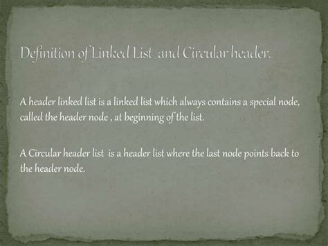 Presentation On Circular Linked List PPT
