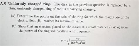 Solved The Disk In The Previous Question Is A Thin Circular Chegg Com