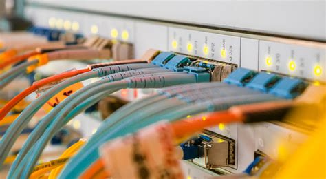Kabel Internet Terhubung Ke Antarmuka Router Pusat Ada Banyak Patchcard