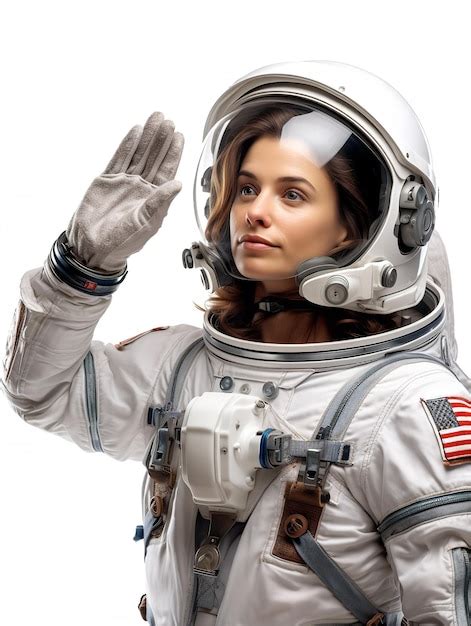 Premium Photo Pioneering Female Astronaut Ai Generated
