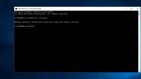 Windows Resource Protection Could Not Start The Repair Service Windows