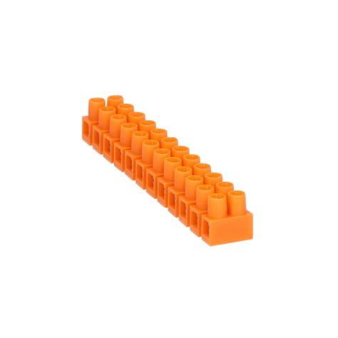 Simet Thermoplastic Threaded Terminal Block Ltf12 160 Orange Standard