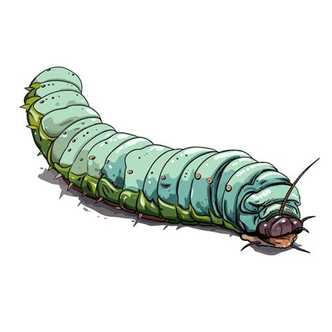 Premium Vector Hand Drawn Flat Color Ragworm Illustration