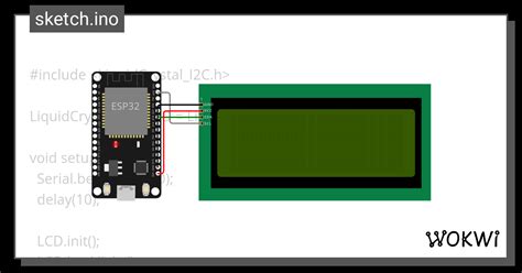 exercicio de aula screen wokwi esp32 stm32 arduino simulator