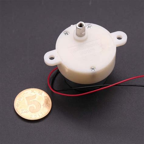 Dc 6v 12v 7 5rpm Slow Speed Mute Micro 300 Turbo W Grandado