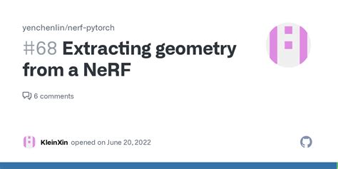 Extracting Geometry From A Nerf · Issue 68 · Yenchenlinnerf Pytorch