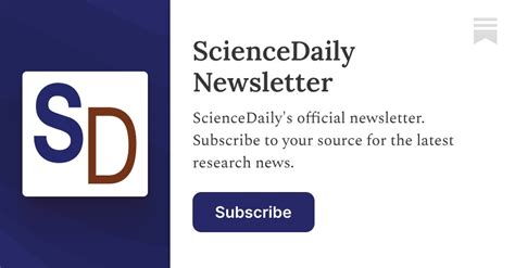 Sciencedaily Newsletter Substack