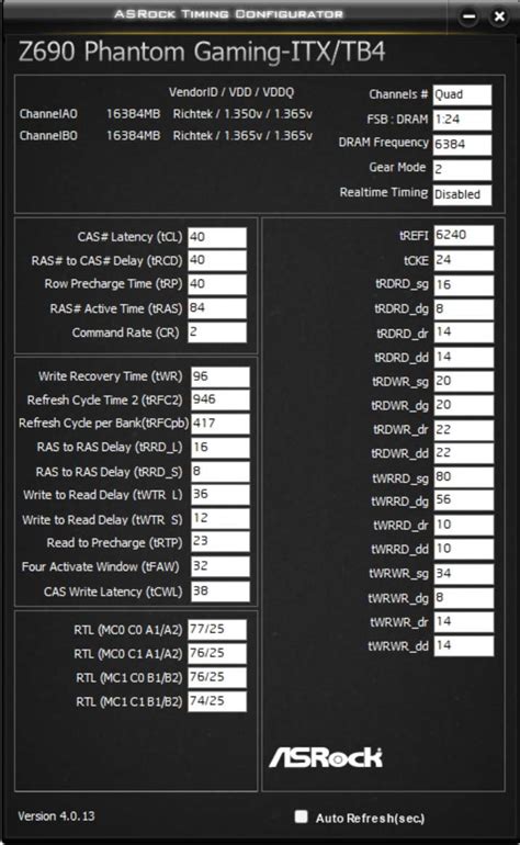 Asrock Z690 Phantom Gaming Itxtb4 Review Overclocking Techpowerup