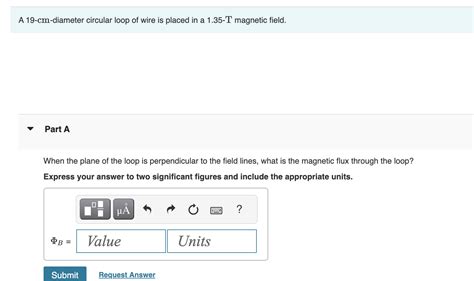 solved a 19 cm diameter circular loop of wire is placed in a