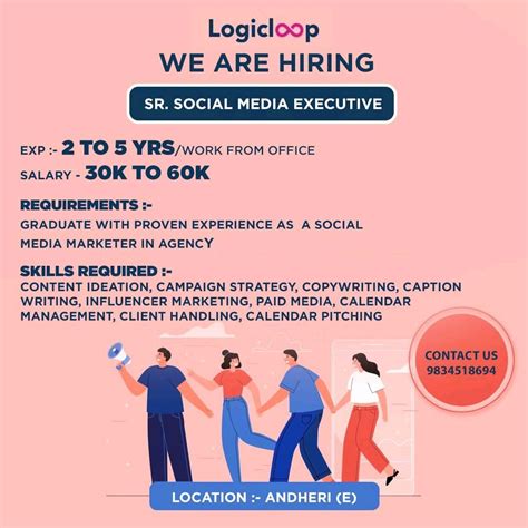 Bhushan Sonawane On Linkedin Hi Connections We Are Hiring Sr Social Media Marketing Executive