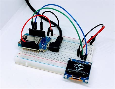 Sdd Oled Display Wiring And Basic Use With Esp Esp And