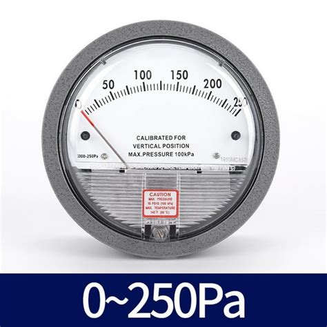 Analog Manometer For Measuring Positive Negative Or Differential Pressure