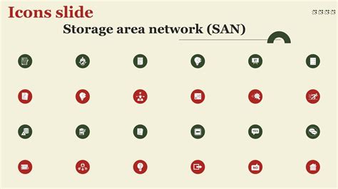 Icons Slide Storage Area Network San Ppt Slides Infographic Template Ppt Powerpoint
