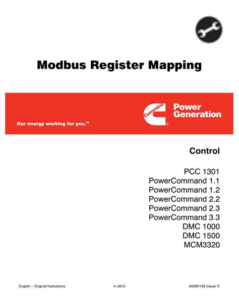 Modbus Register Mapping DocsLib
