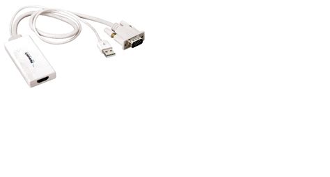 Nextech VGA Male To HDMI Female Audio Support Adapter A ZiT