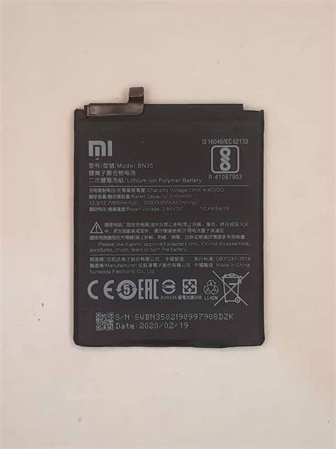 Xiaomi Redmi MDG MDI BN Battery Battery Bank Original Mobile Phone Battery