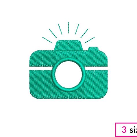 Simple Camera Embroidery File Etsy