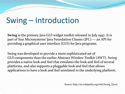 Ppt Swing Is Not Dead Powerpoint Presentation Free Download Id6922388