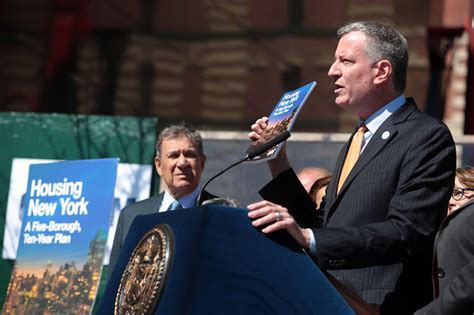Mayor De Blasio Unveils Housing New York Five Borough 10 Year