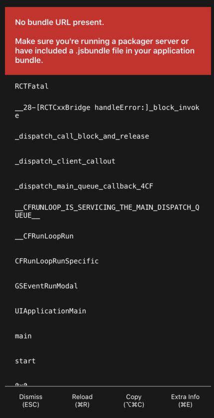 No Bundle Present Issue Flatlogic React Native Starter GitHub