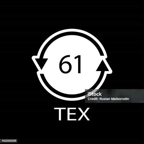 바이오 물질 유기 재료 재활용 코드 61 Tex 벡터 일러스트레이션 개념에 대한 스톡 벡터 아트 및 기타 이미지 개념