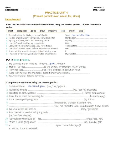 Practice Unit 4 Pdf