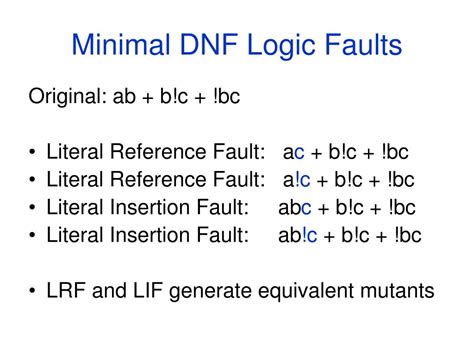 Ppt Software Logic Mutation Testing Powerpoint Presentation Free