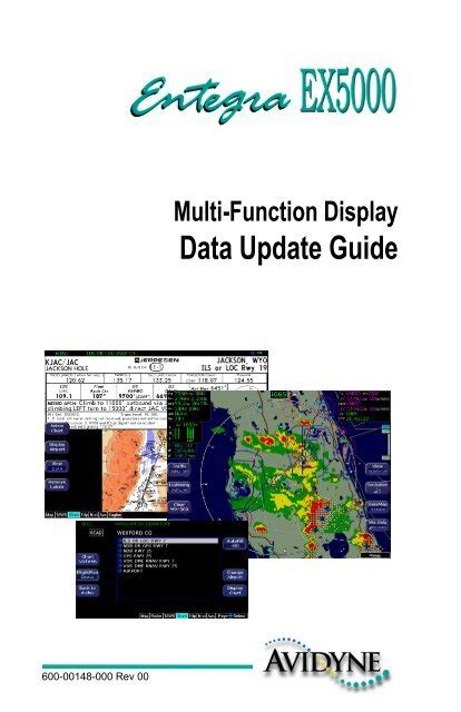 Entegra EX5000 Data Update Guide Release 6 Avidyne