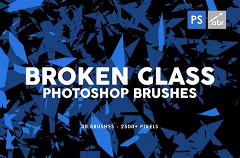 Broken Glass Abr Photoshop Brushes
