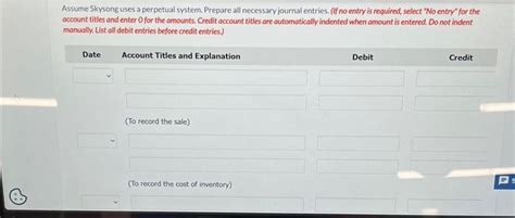 Solved Skysong Uses The Fifo Cost Flow Assumption All