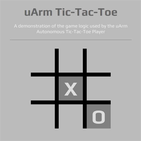 Robot Tic Tac Toe Cormerica