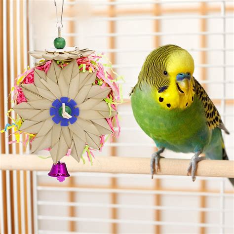 Heyu Lotus 3 Pack Bird Shredding Toys Budgie Toys Parrot Chewing