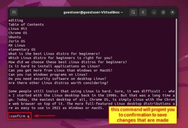 Linux Vim Quit And Save Effective Ways