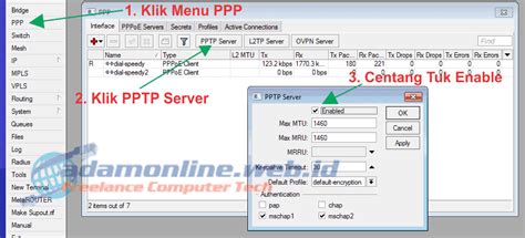 Setting VPN Server Di Mikrotik Maidah Sari