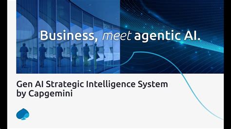 Gen Ai Strategic Intelligence System By Capgemini Youtube