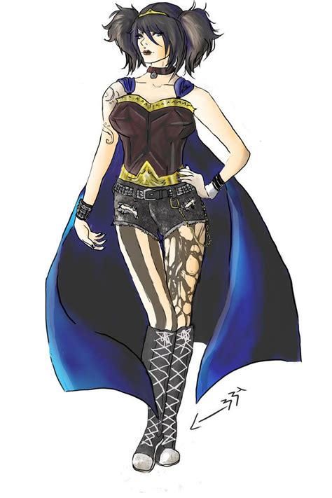 Punkgoth Wonder Woman By A Hymn To On