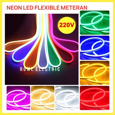 Jual Lampu Led Neon Flexible Volt Neon Flex Led Permeter Shopee Indonesia
