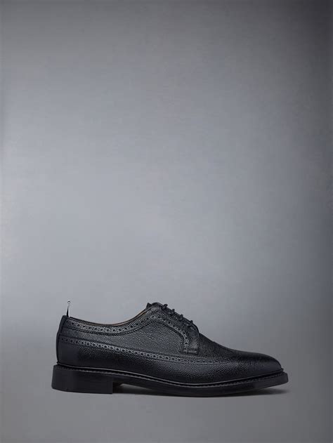 Pebble Lucido Leather Sole Longwing Brogue And Thom Browne