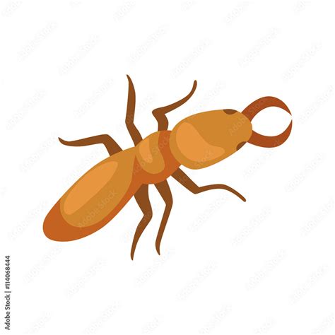 Pest Control Concept With Insects Exterminator Silhouette Flat Vector