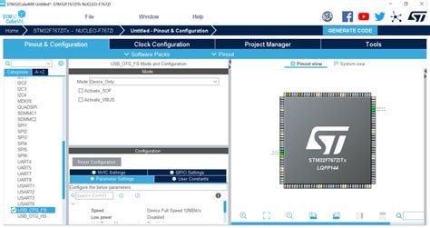 Stm32cubeide Not Creating Middleware Usbdevice Stmicroelectronics Community