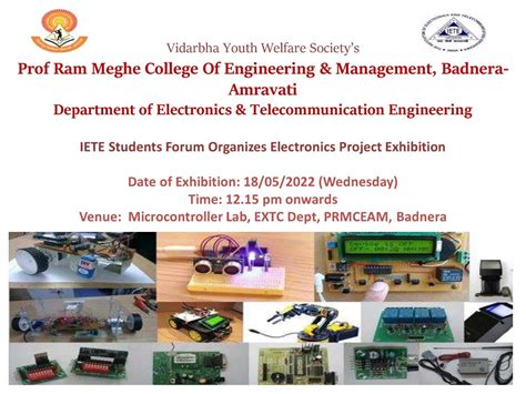 Extc Dept Project Exhibition 18 05 2022 Prmceam Badnera