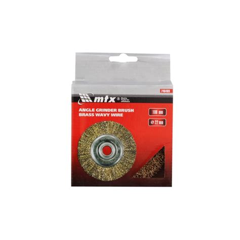 Escova De Aco Carbono Circular Ondulada 100 Mm Furo 22 Mm Shopee
