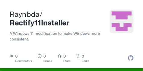 Releases · Raynbda Rectify11installer · Github