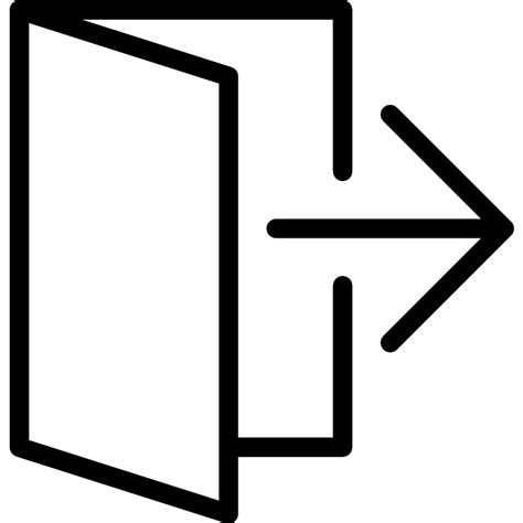 Exit Vector SVG Icon SVG Repo